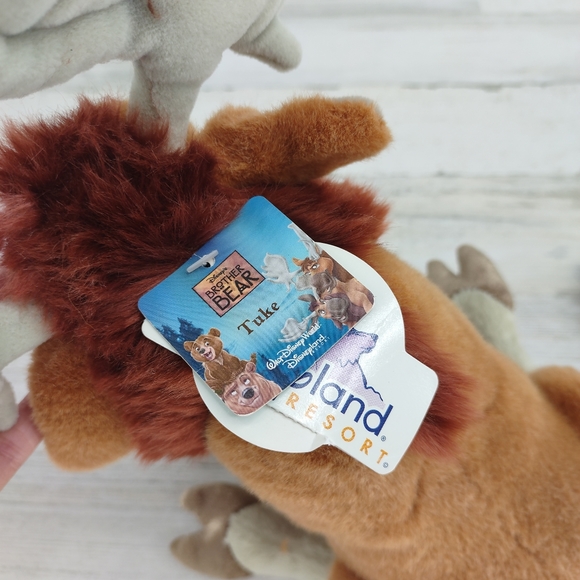 Disney | Toys | Disney New Brother Bear Tuke Moose Plush Disneyland ...
